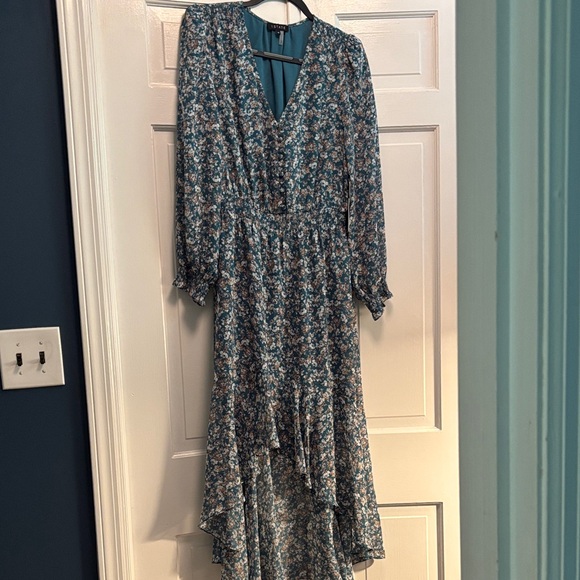 1. State | Dresses | State Floral Vneck Maxi Dress Blue | Poshmark